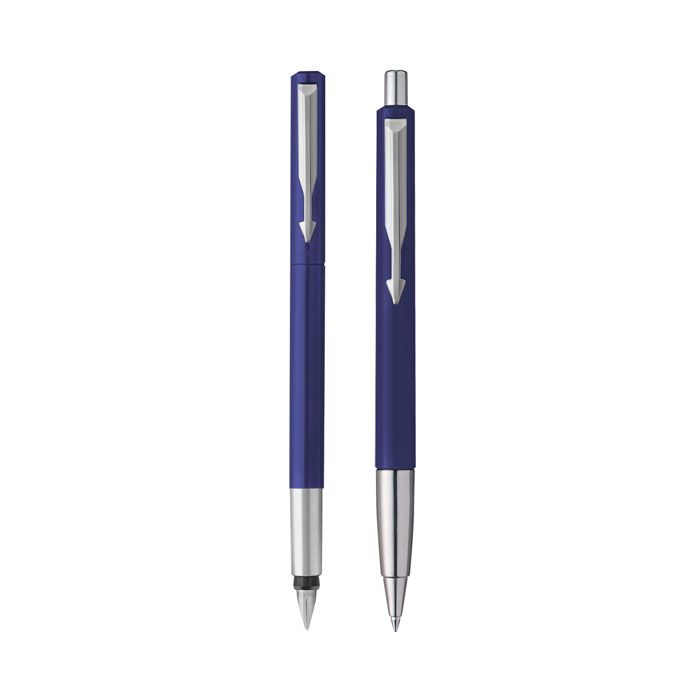 Parker Vector Standard Fountain Pen Ball Pen Blue Body Color